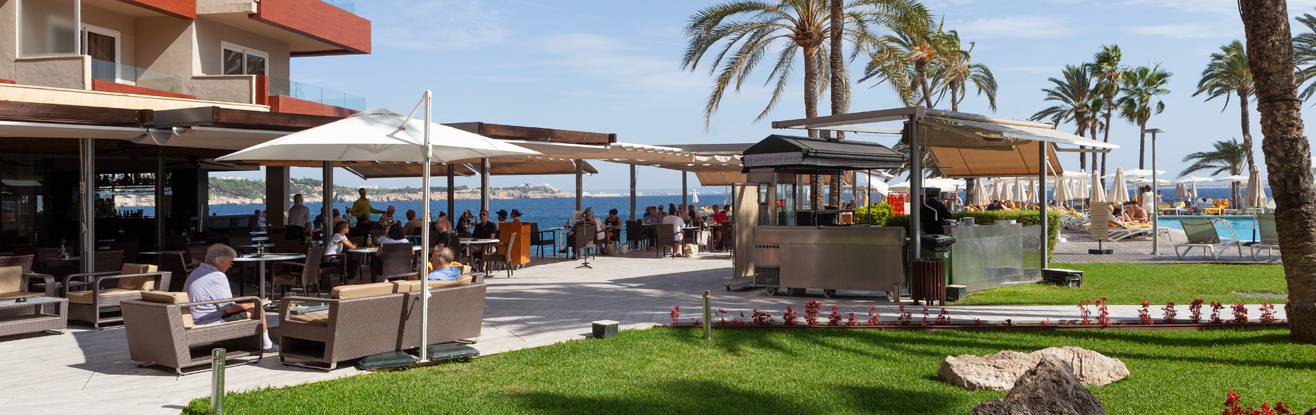 Pool Bar Restaurant Majorca | Hotel Palace Bonanza Playa & Spa